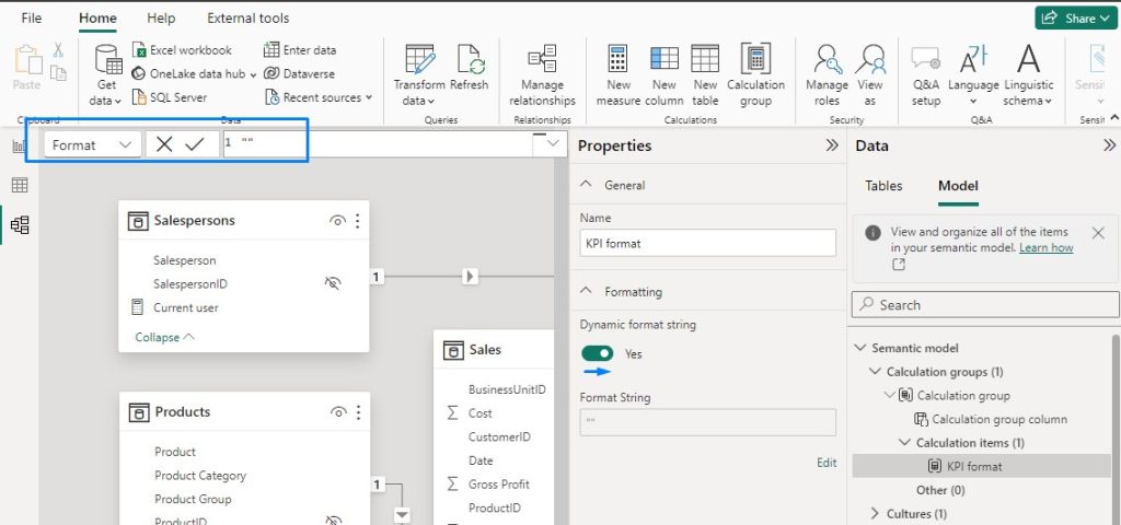 Calculation groups | Zebra BI Knowledge Base