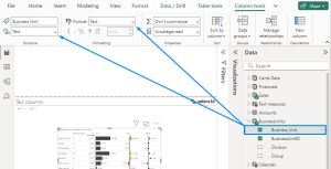 Text columns | Zebra BI Knowledge Base